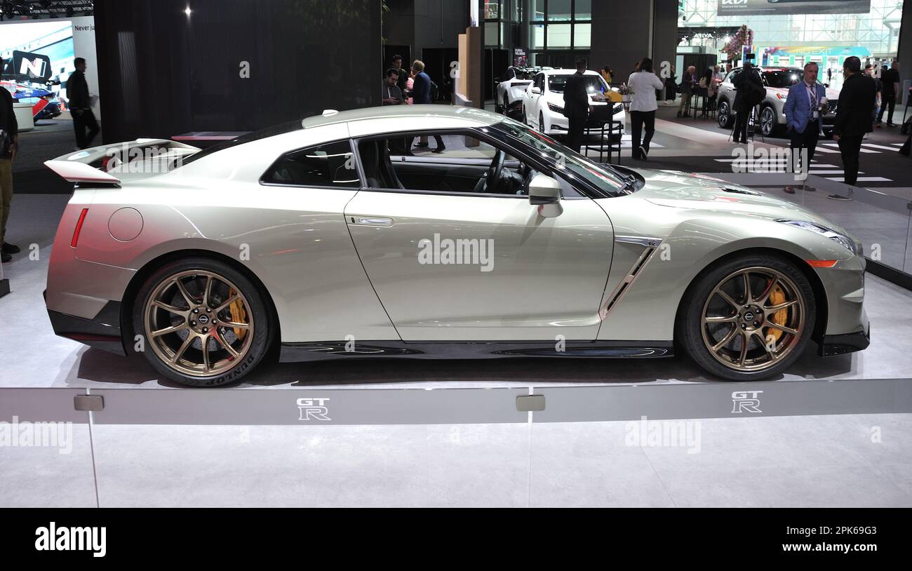 2023 Nissan GTR T Spec on display at the 2023 NY International Auto ...