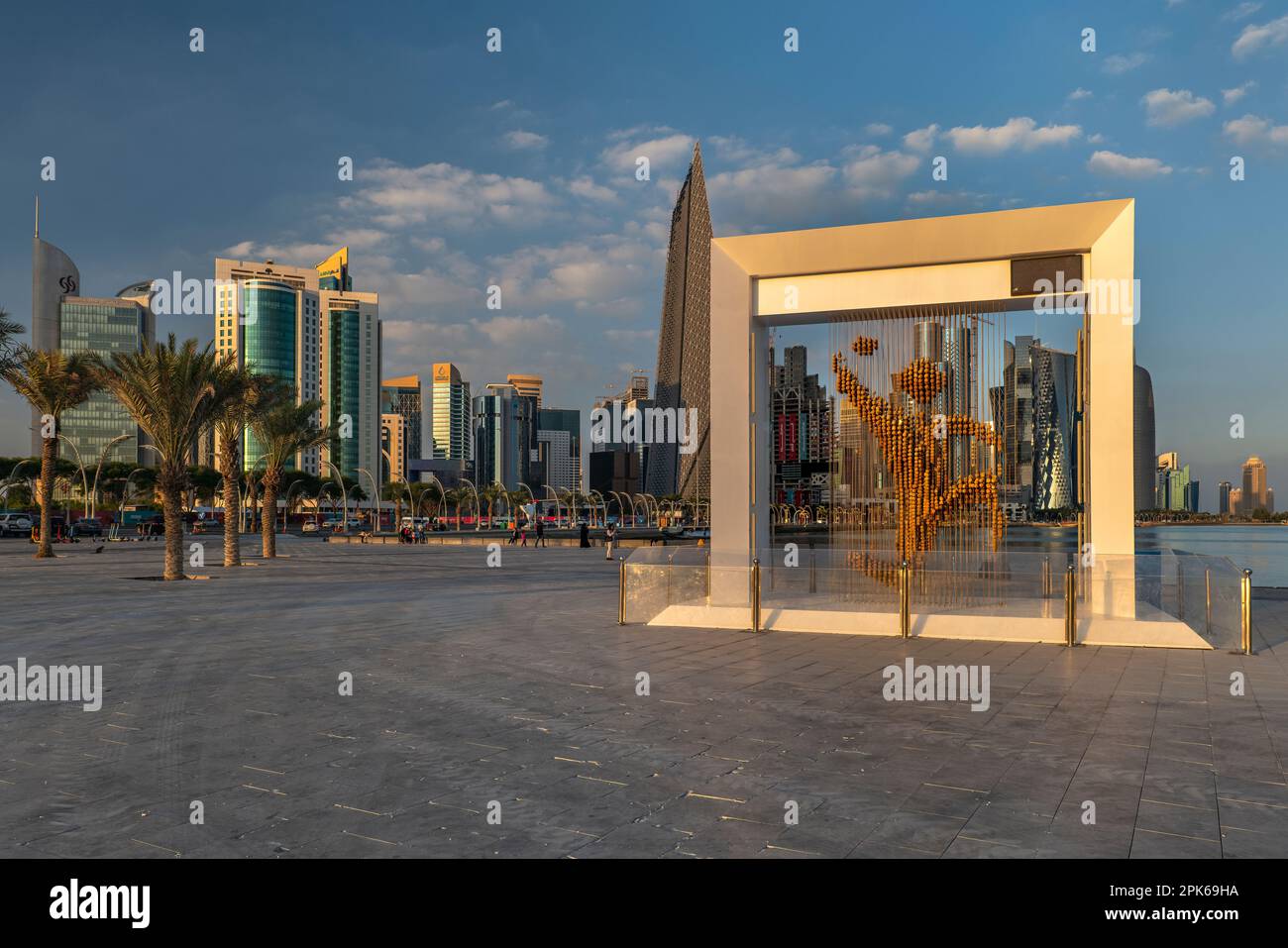 FIFA World Cup Monument, Doha, Qatar Stock Photo - Alamy