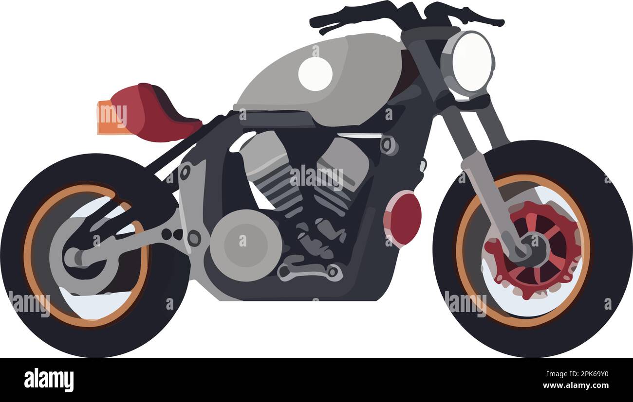 Chrome motorcycle sign of freedom Stock Vector Image & Art - Alamy