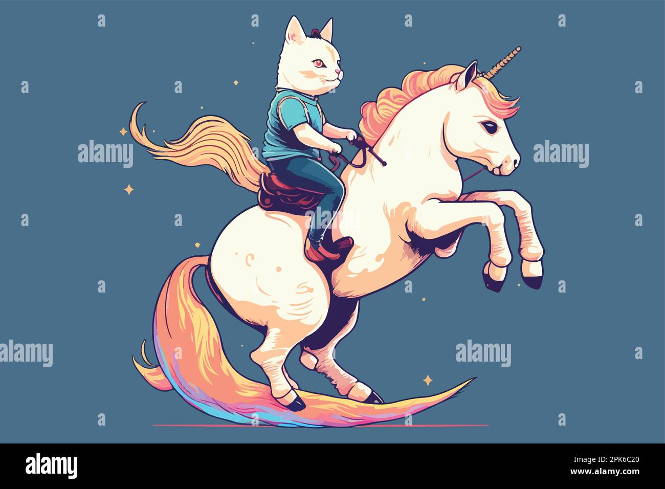 Cat riding a dragon hi-res stock photography and images - Alamy