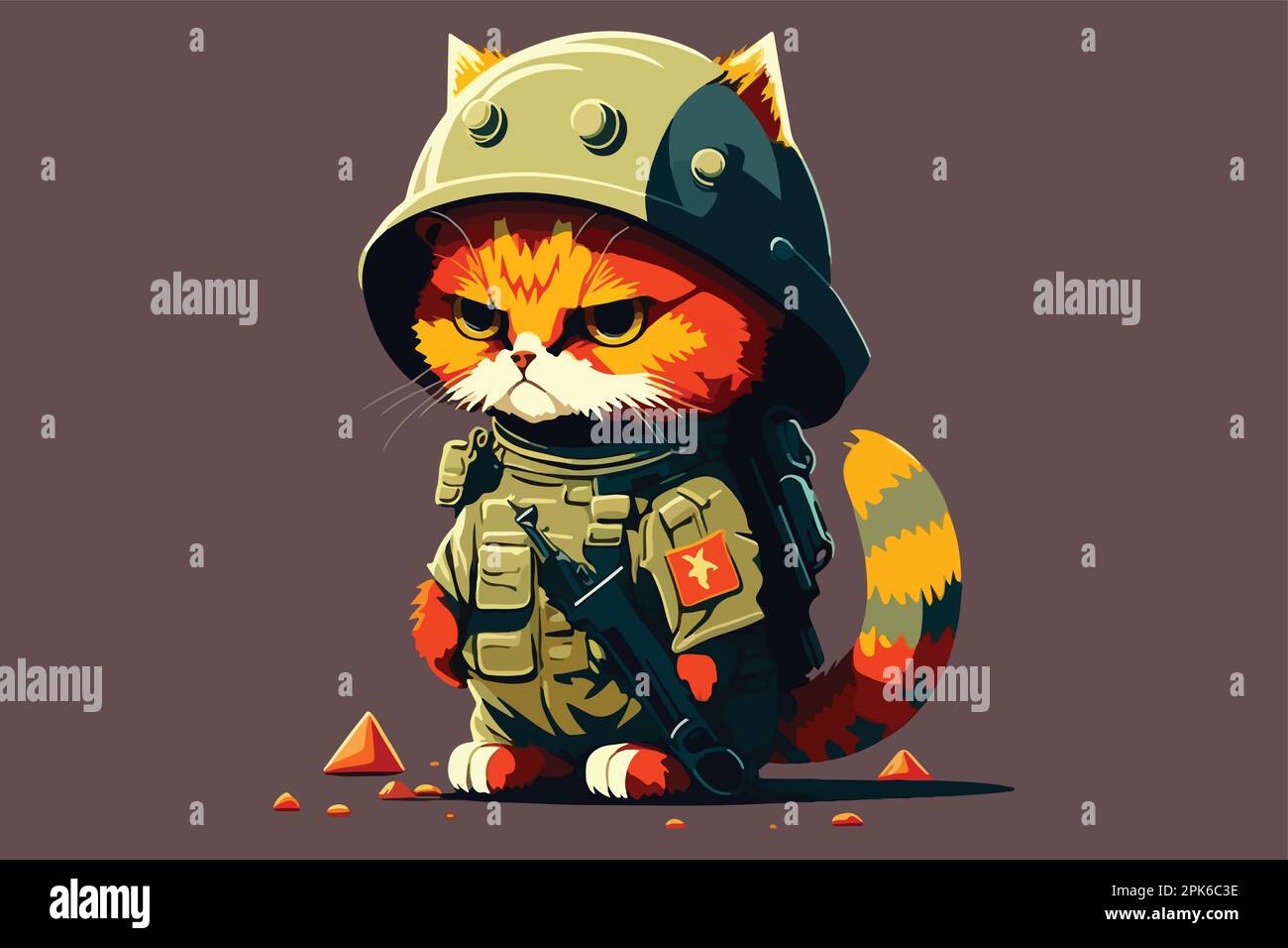 Soldier and cat hi-res stock photography and images - Alamy
