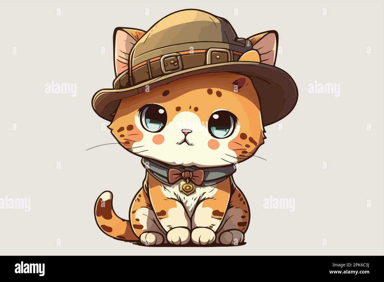 Cartoon cat wearing a hat hi-res stock photography and images - Alamy