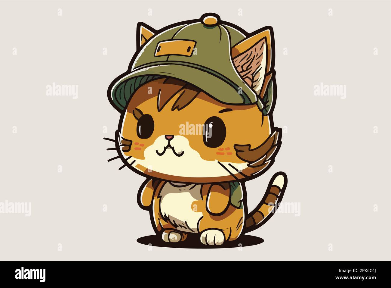 Cartoon cat wearing a hat hi-res stock photography and images - Alamy