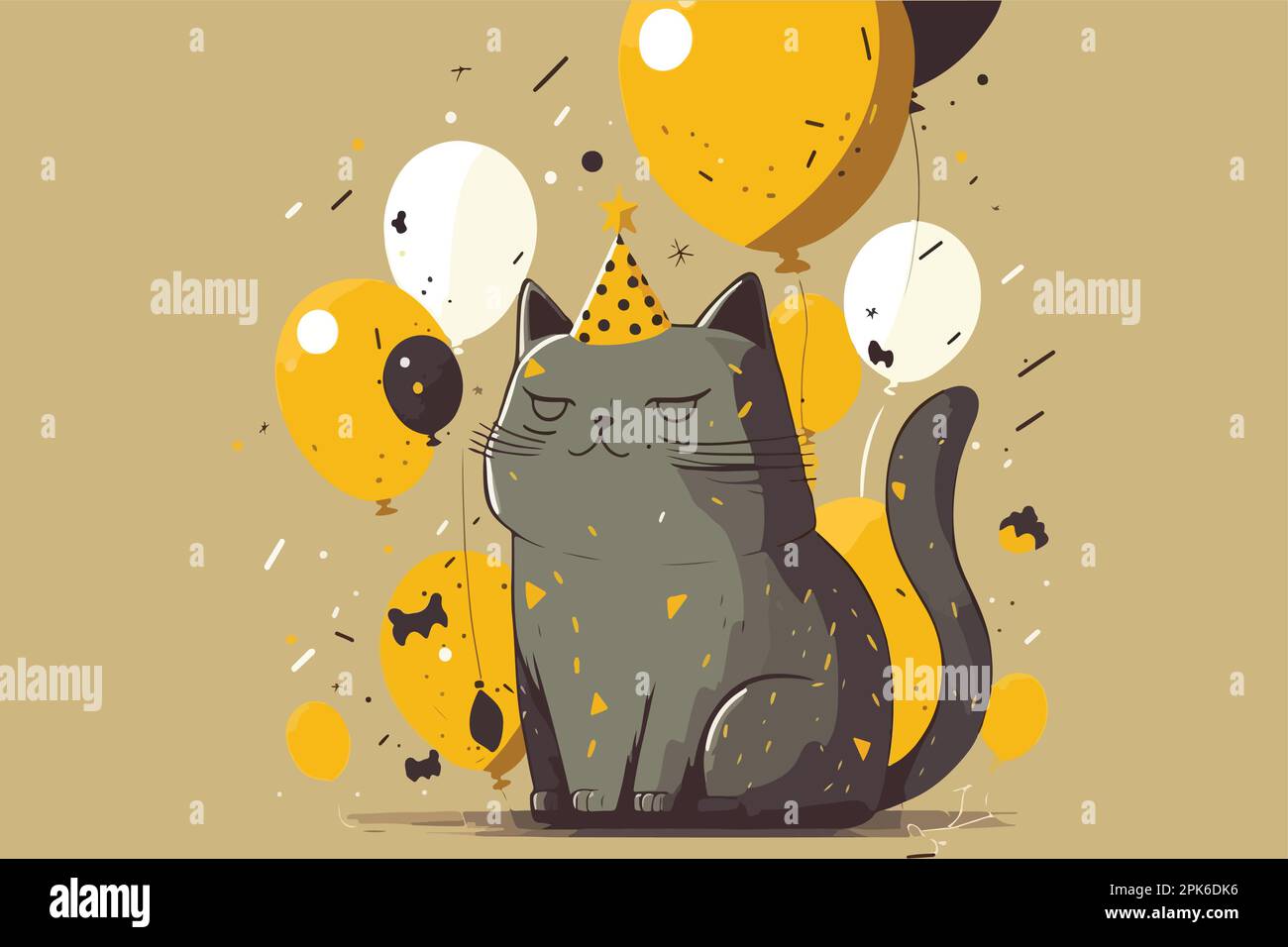 Angry cat birthday meme hi-res stock photography and images - Alamy
