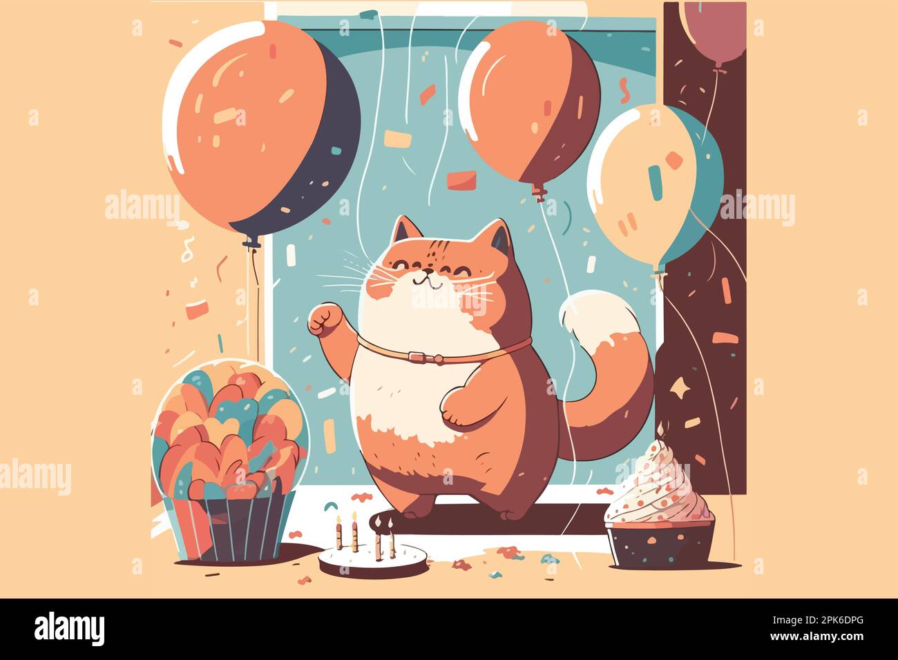 Angry cat birthday meme hi-res stock photography and images - Alamy