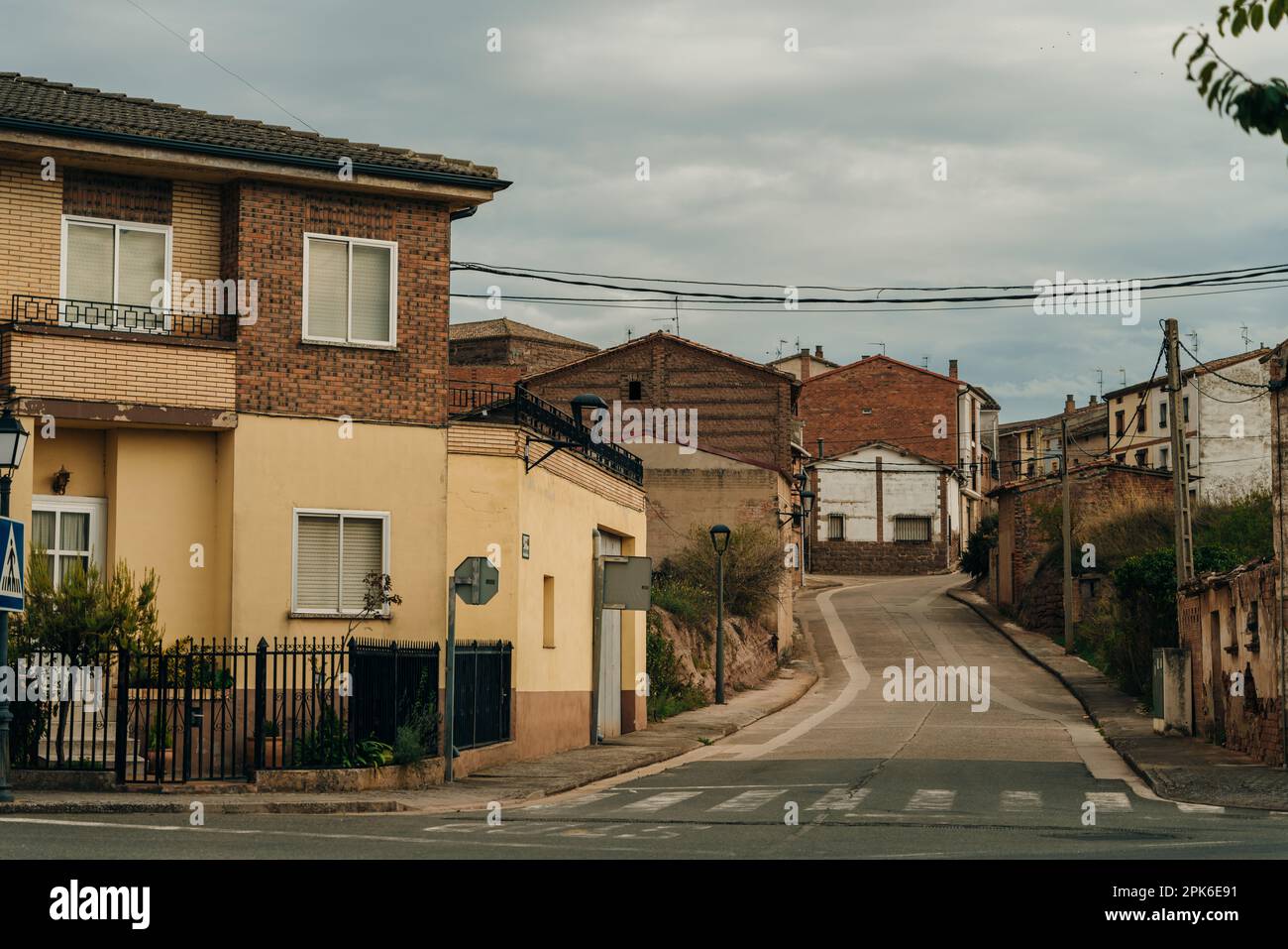 HARO, SPAIN - streets in Capital of La Rioja wine region, Spain Stock ...