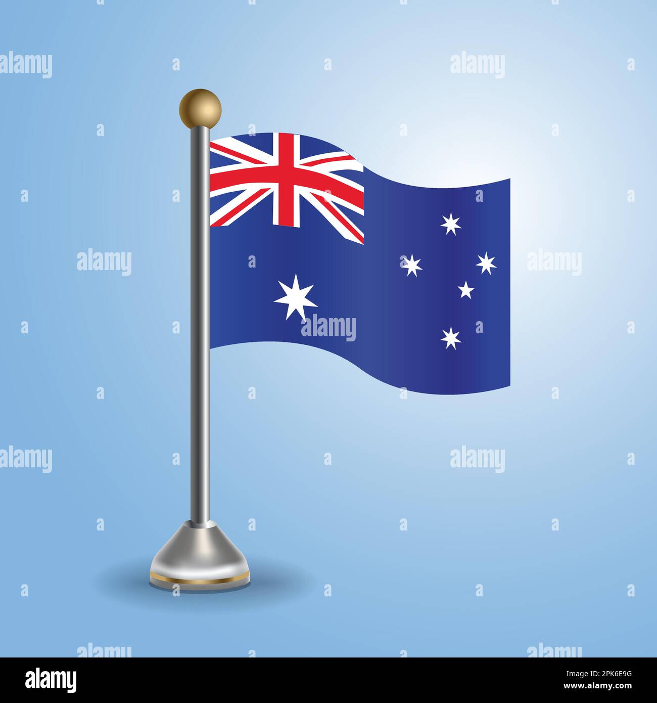 State table flag of Australia. National symbol, vector illustration ...