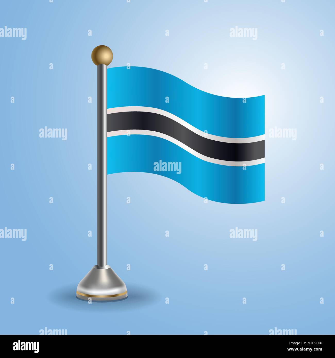 State table flag of Botswana. National symbol, vector illustration Stock Vector Image & Art - Alamy