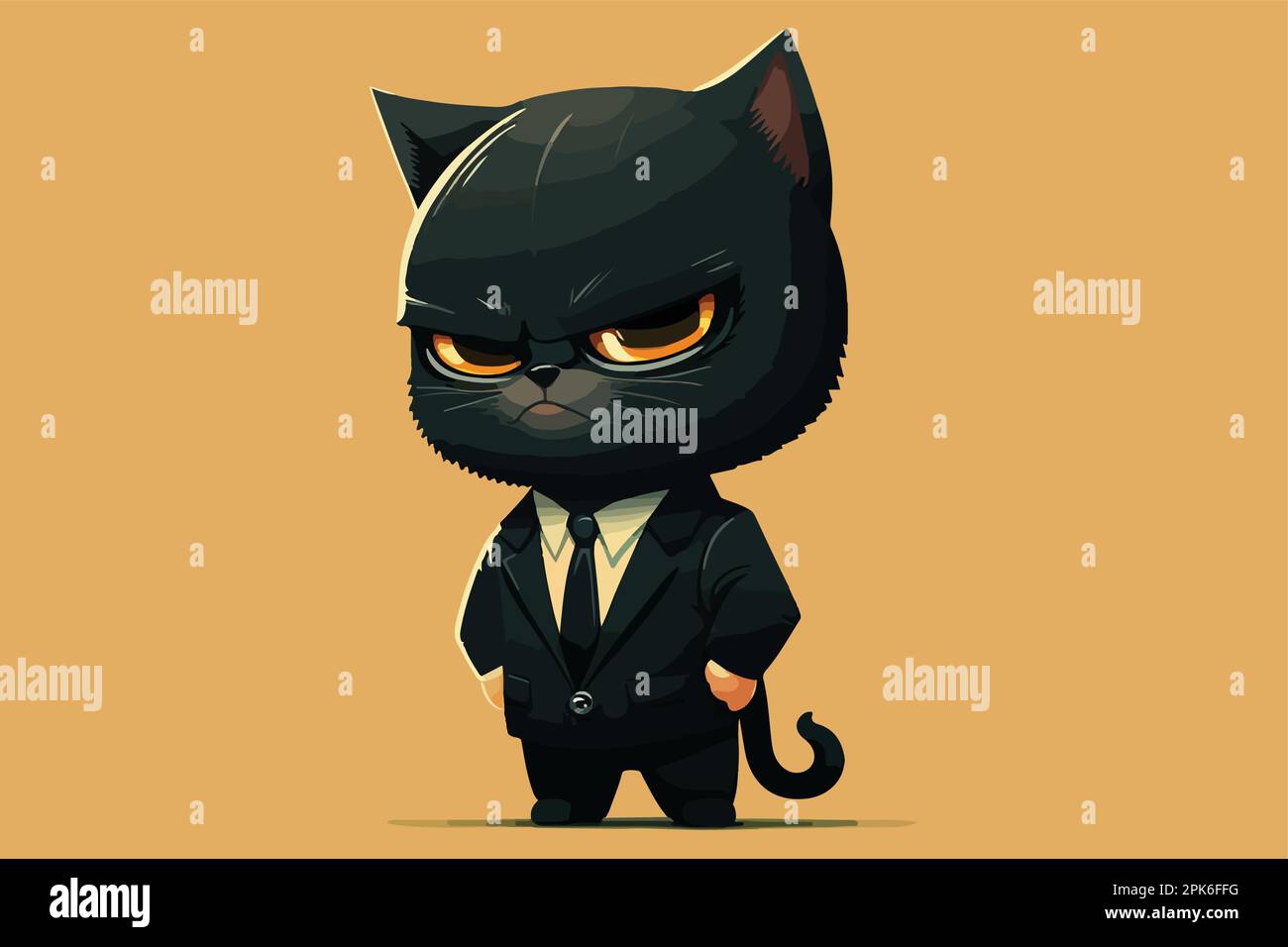 Happy birthday boss cat Stock Vector Images - Alamy