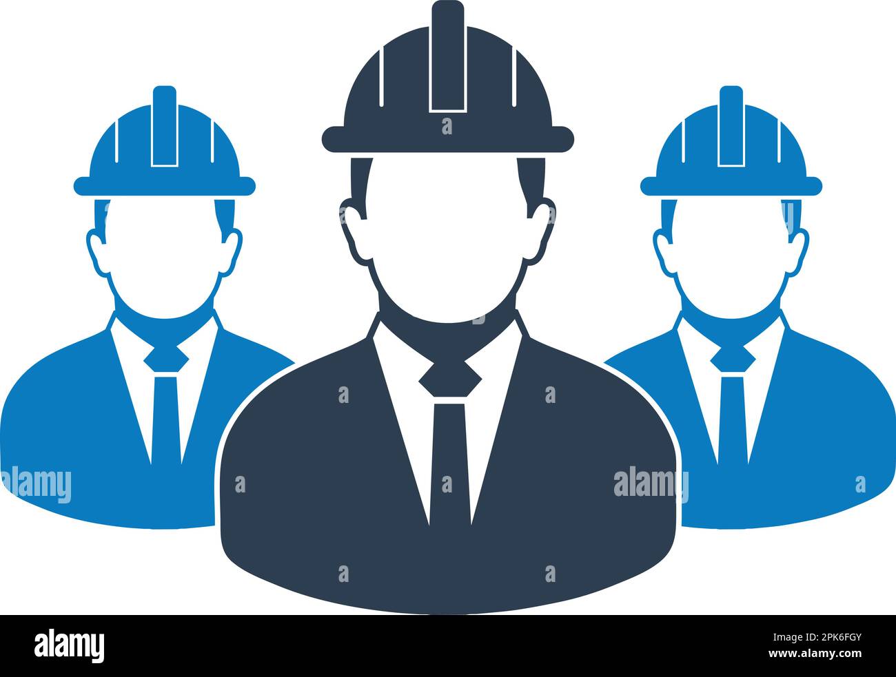 Male Engineer Team Icon. Flat style vector EPS Stock Vector Image & Art ...