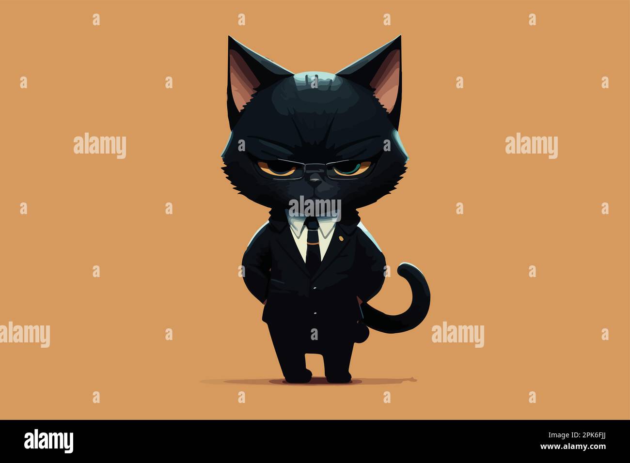 Happy birthday boss cat Stock Vector Images - Alamy