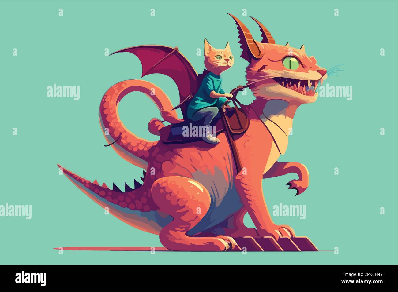 Dragon clipart simple hi-res stock photography and images - Alamy