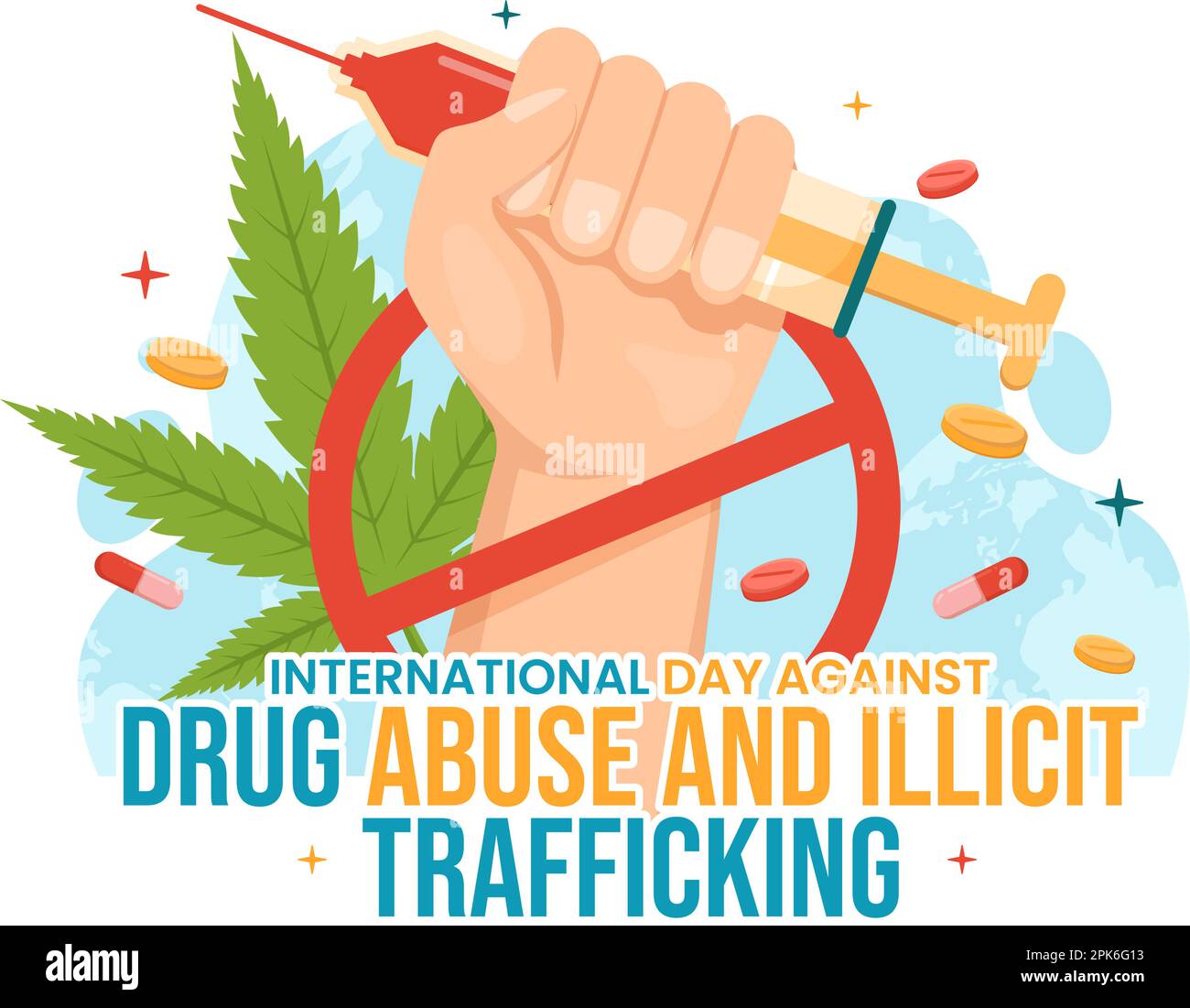 Anti drugs awareness Stock Vector Images - Alamy