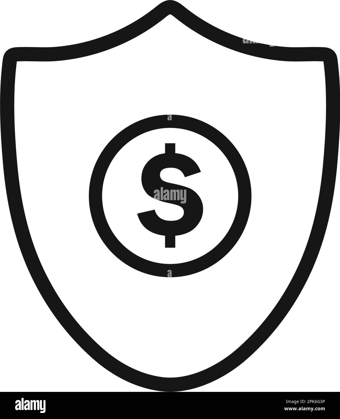 Financial Security Icon. Editable Vector Symbol Illustration Stock ...