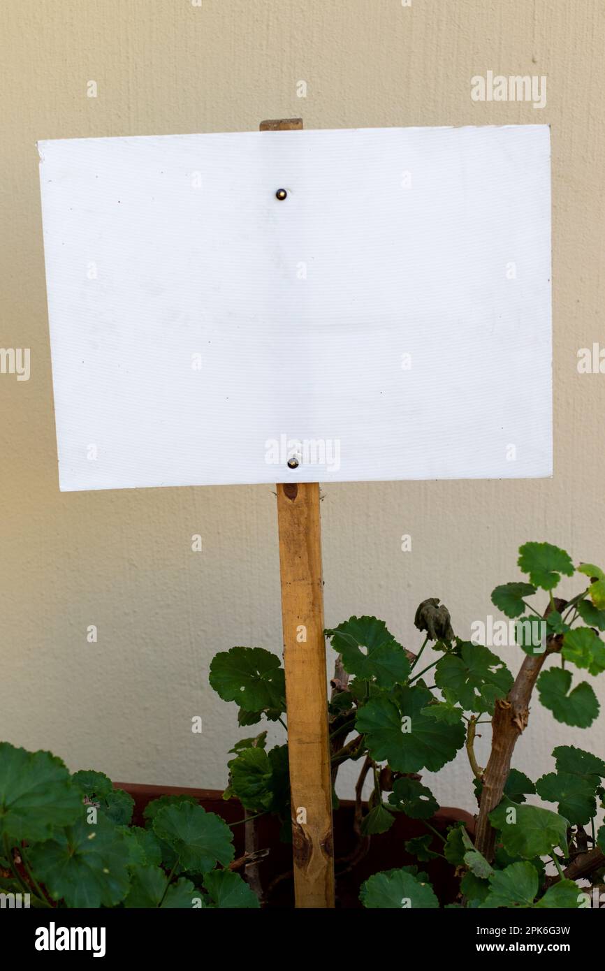 Blank sign to insert your own text Stock Photo - Alamy