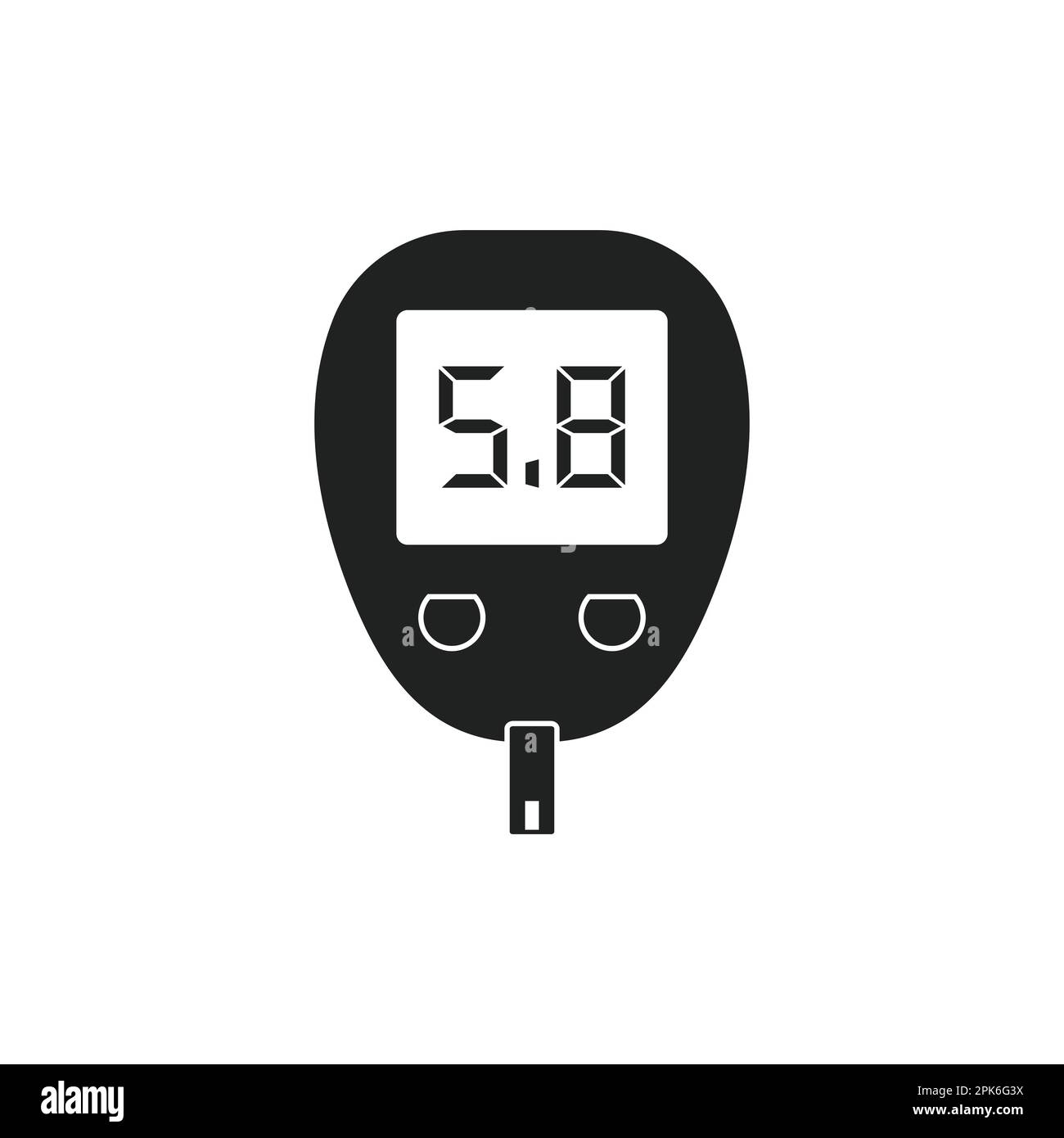 Glucose Meter Icon. Editable Vector EPS Symbol Illustration Stock ...