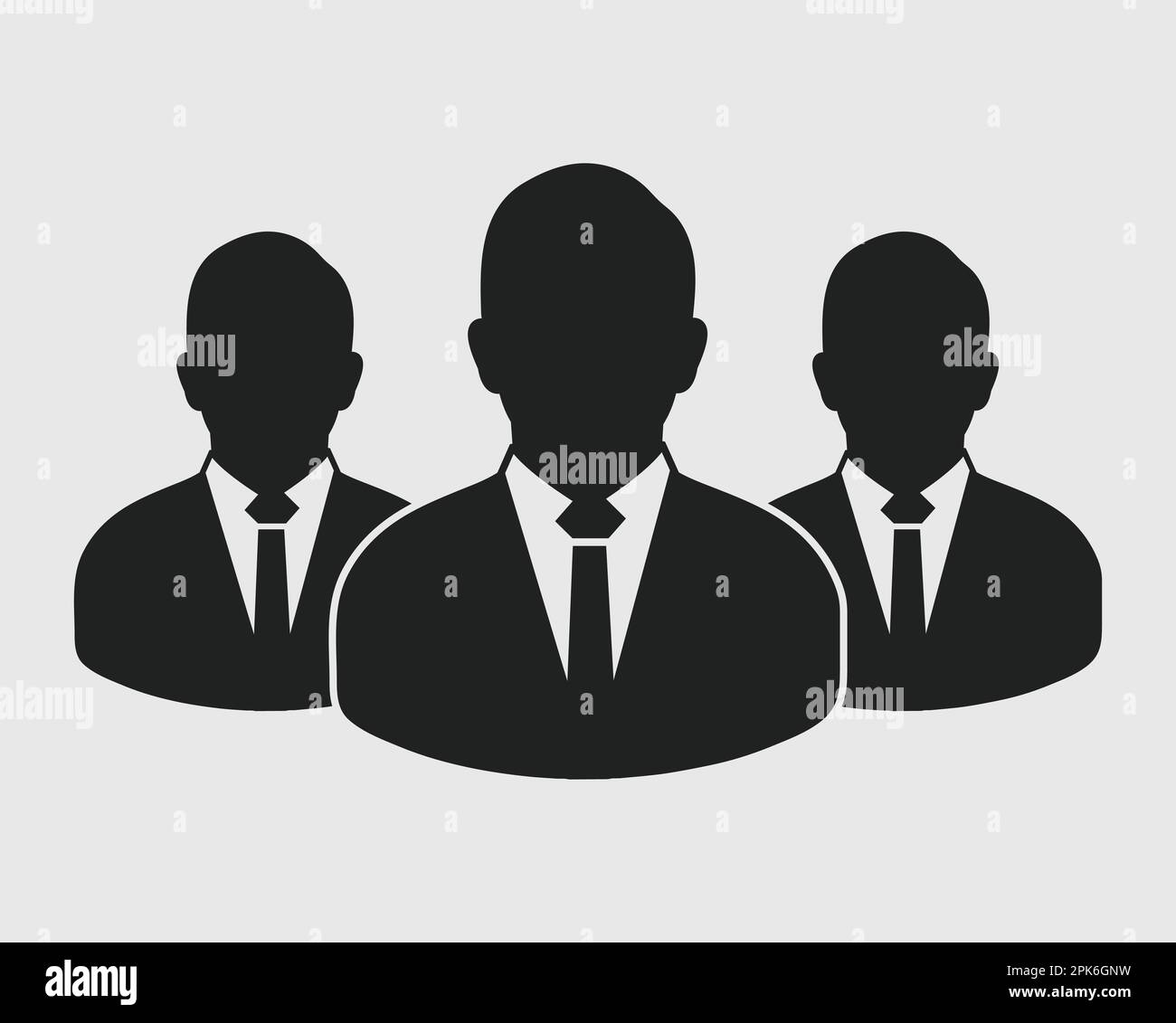 Employees silhouette Stock Vector Images - Alamy