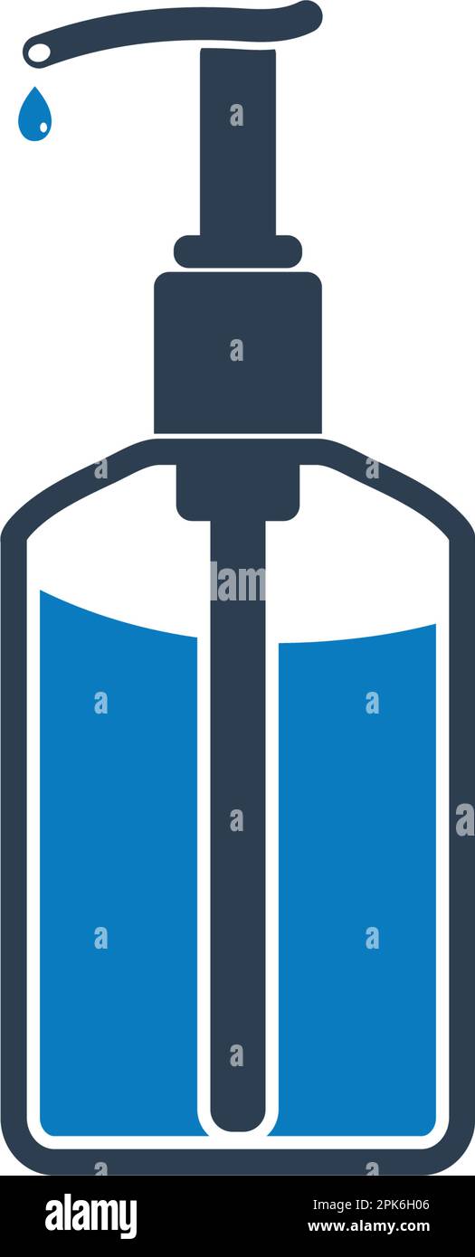 Liquid Hand Soap icon. Editable Vector EPS Symbol Illustration Stock ...