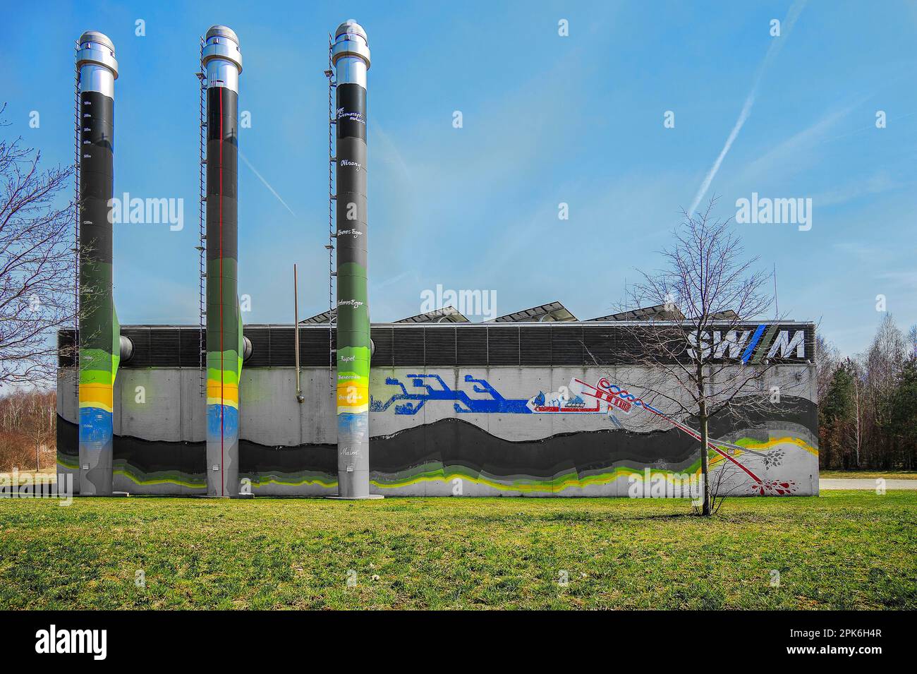 Geothermal power plant, Munich-Riem, Munich, Bavaria, Germany Stock ...