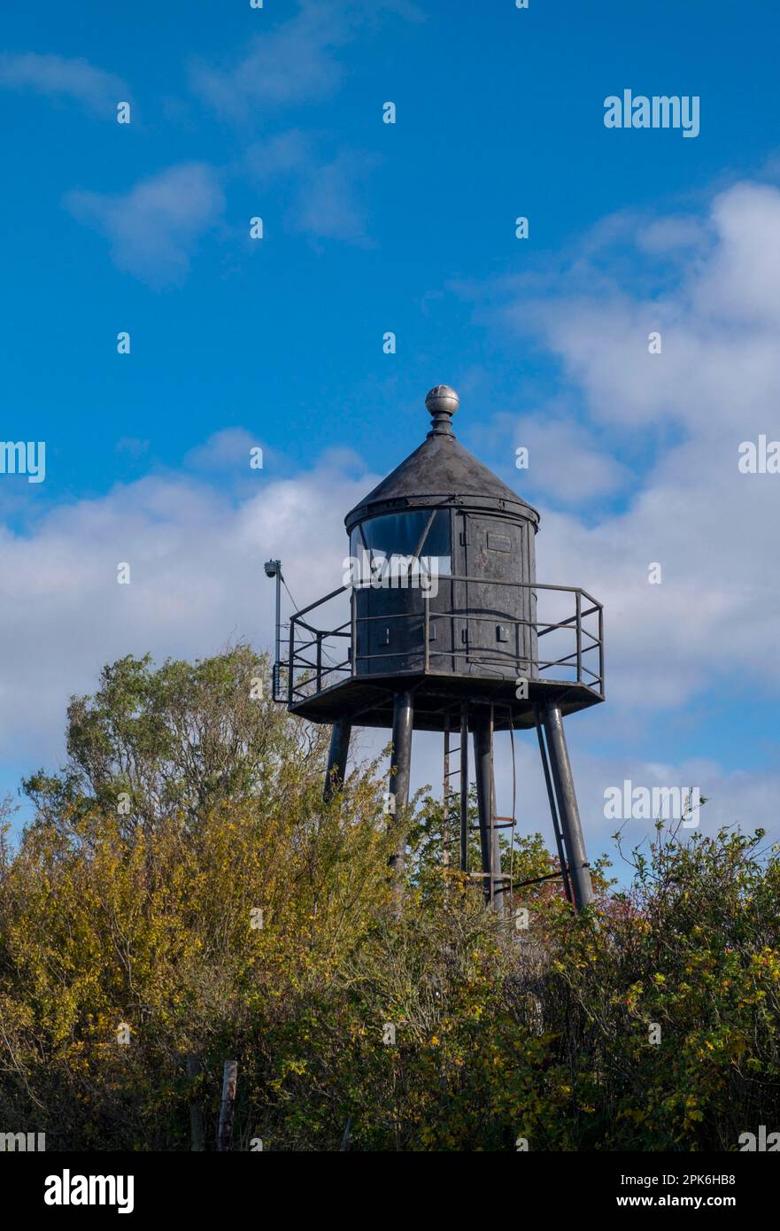 Dangast pier light (Old Wilhelmshaven light Stock Photo - Alamy