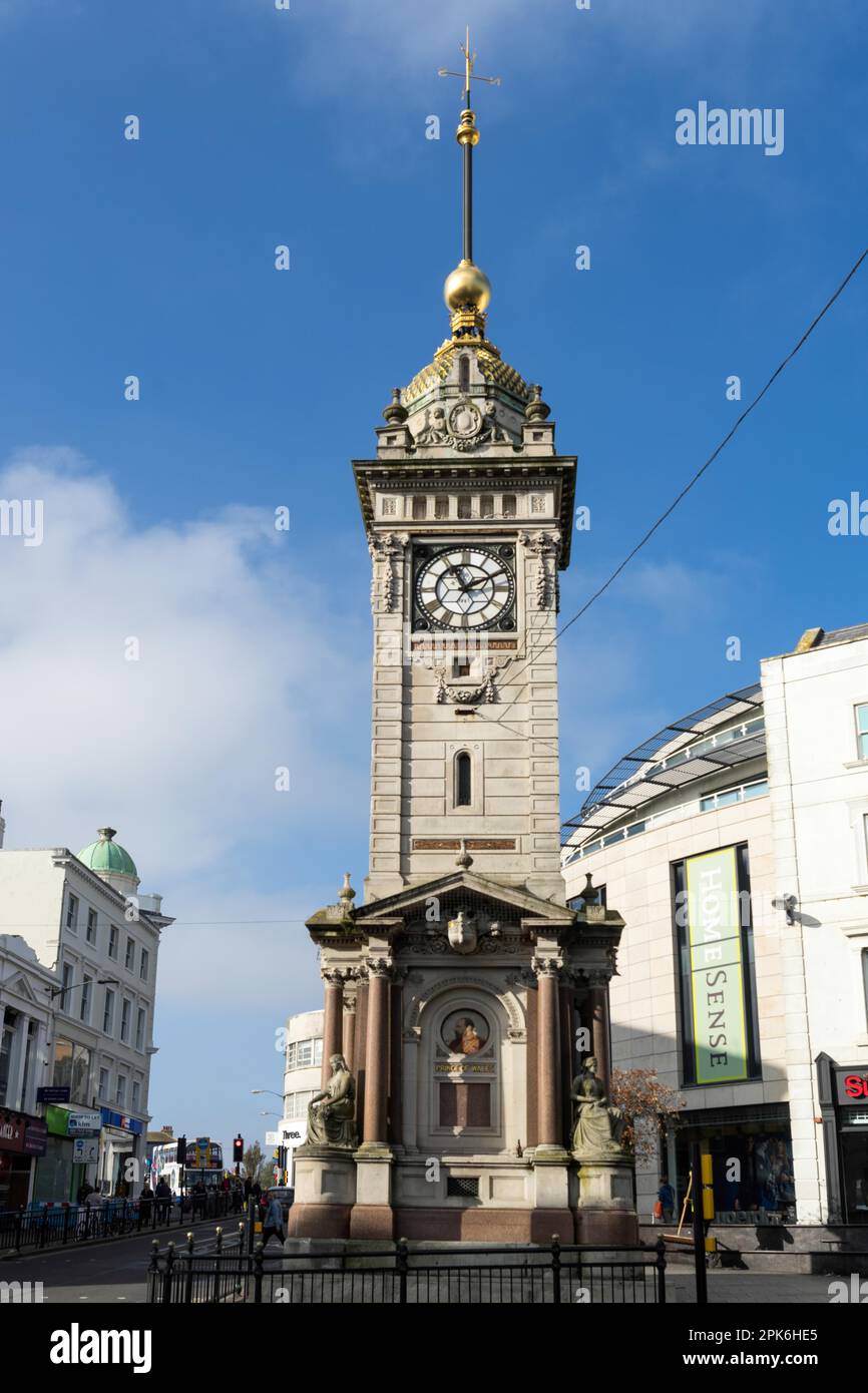 View of the Clocktower in Brighton Stock Photo - Alamy