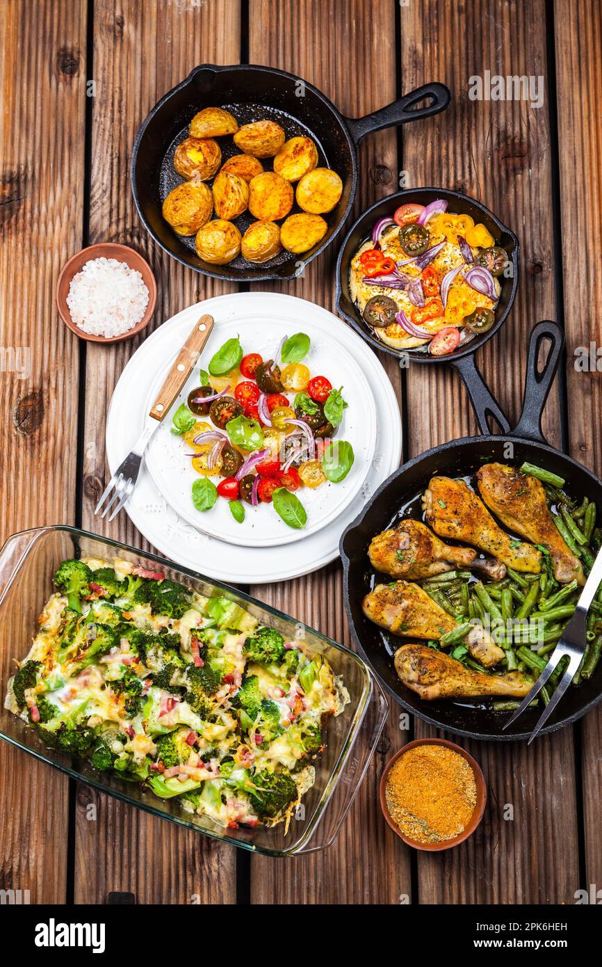 Food ingredients cauliflower casserole hi-res stock photography and ...