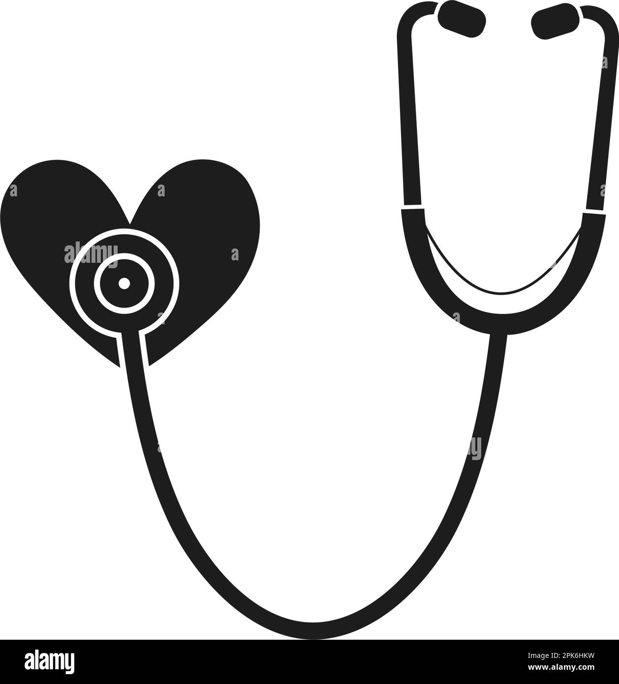 Heart Beat Icon Flat Style Vector Eps Stock Vector Image And Art Alamy