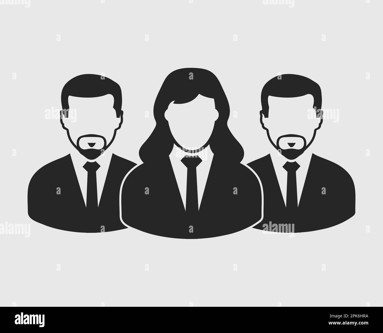 Employees vector vectors Black and White Stock Photos & Images - Alamy