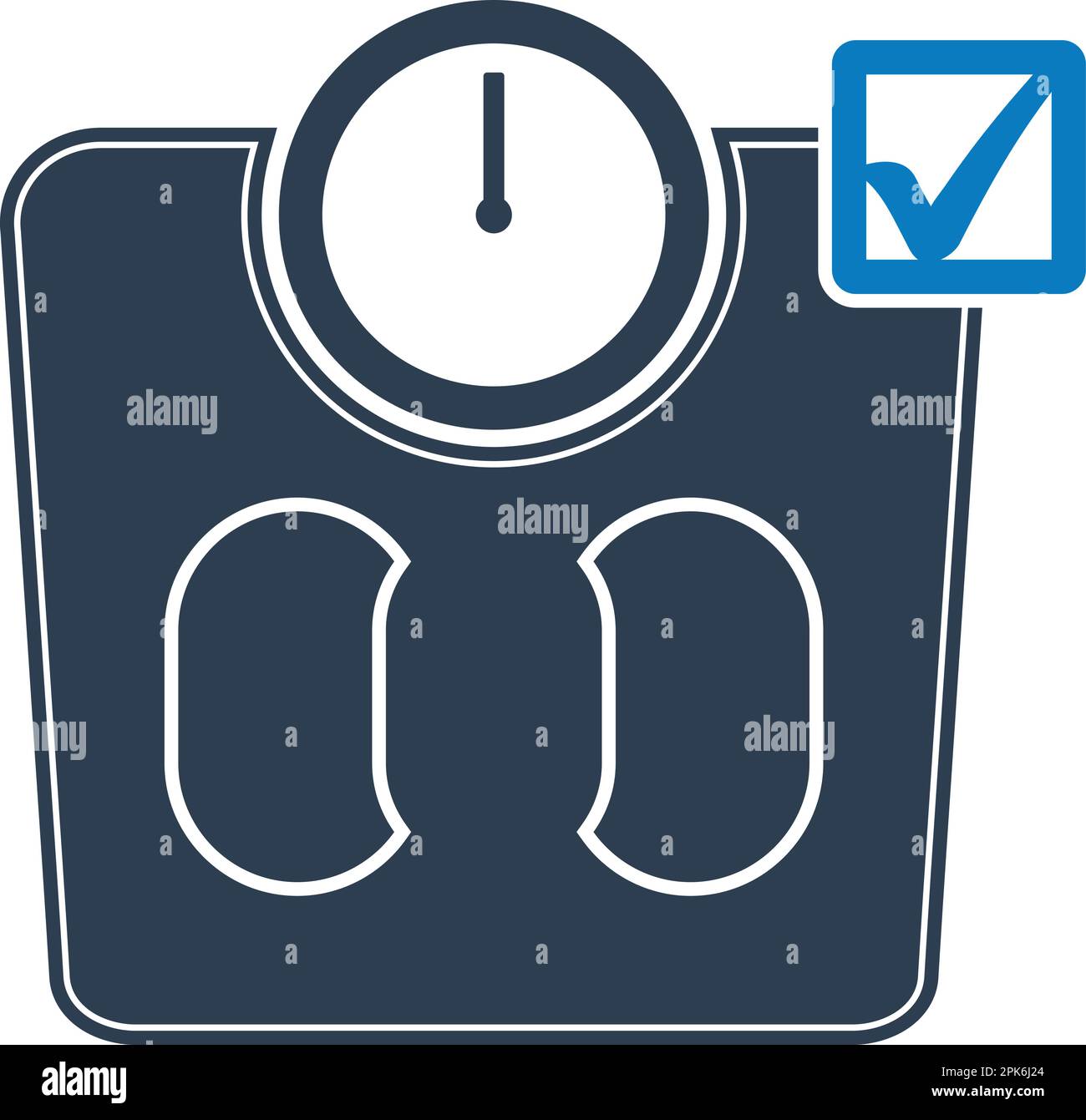 Ideal Weight Icon. Flat style vector EPS Stock Vector Image & Art - Alamy