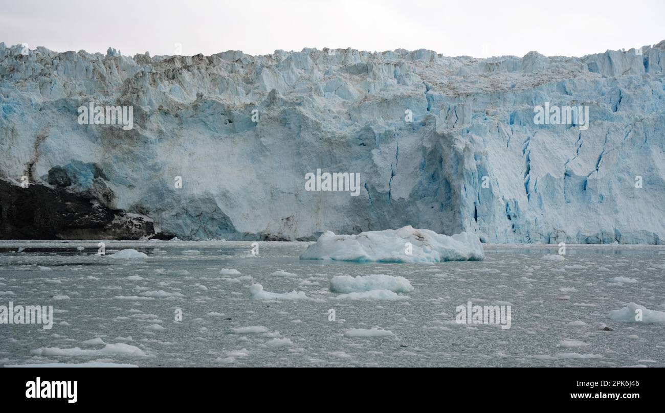 Eqip Sermia Glacier at Disko Bay, Greenland, Denmark, North America ...