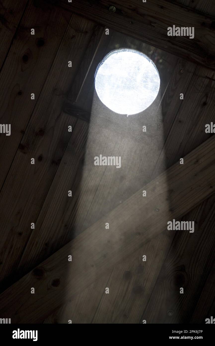 Light spot, round window Stock Photo - Alamy