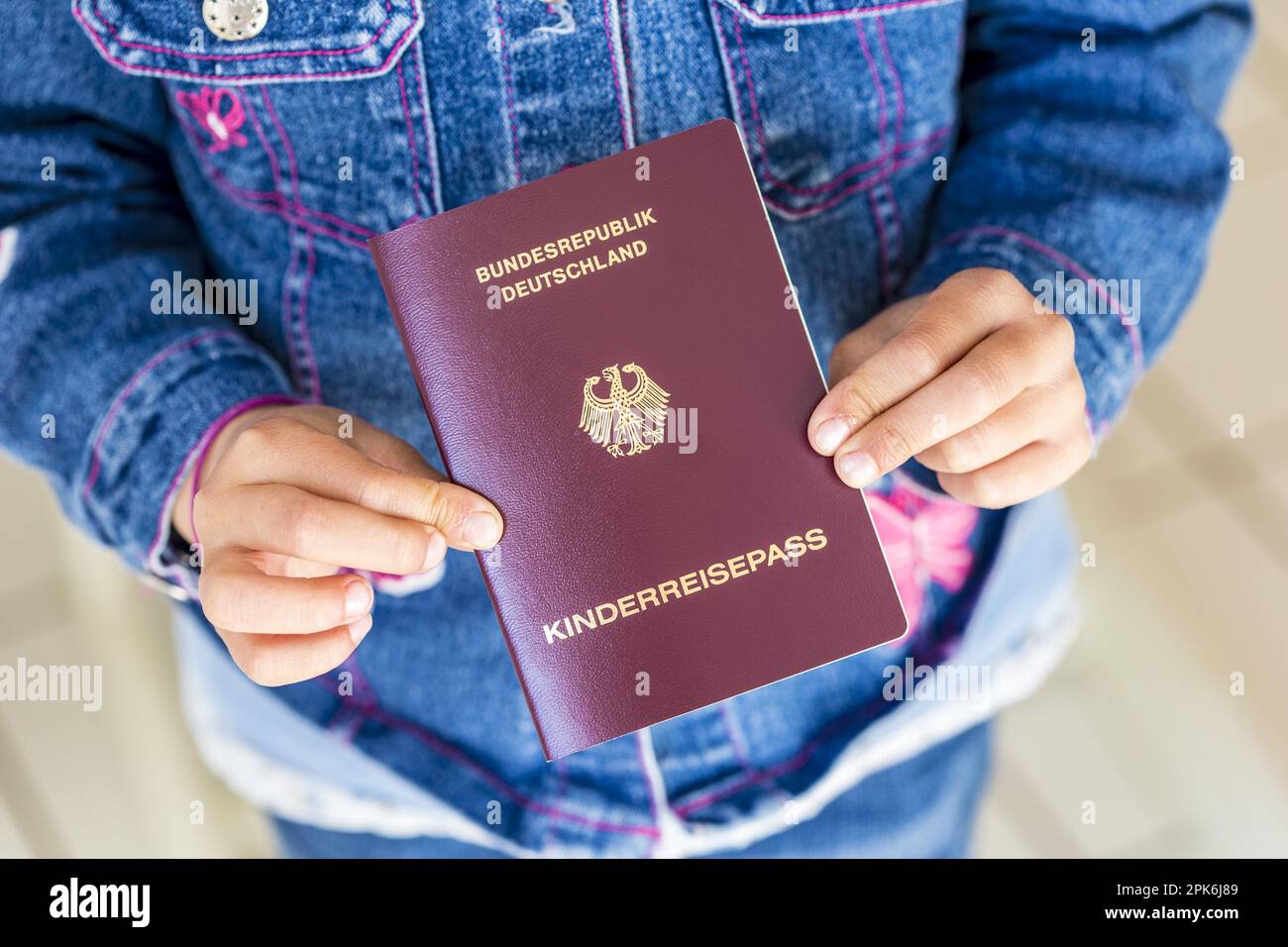 Child passport, girl (6), Kiel, Germany Stock Photo - Alamy