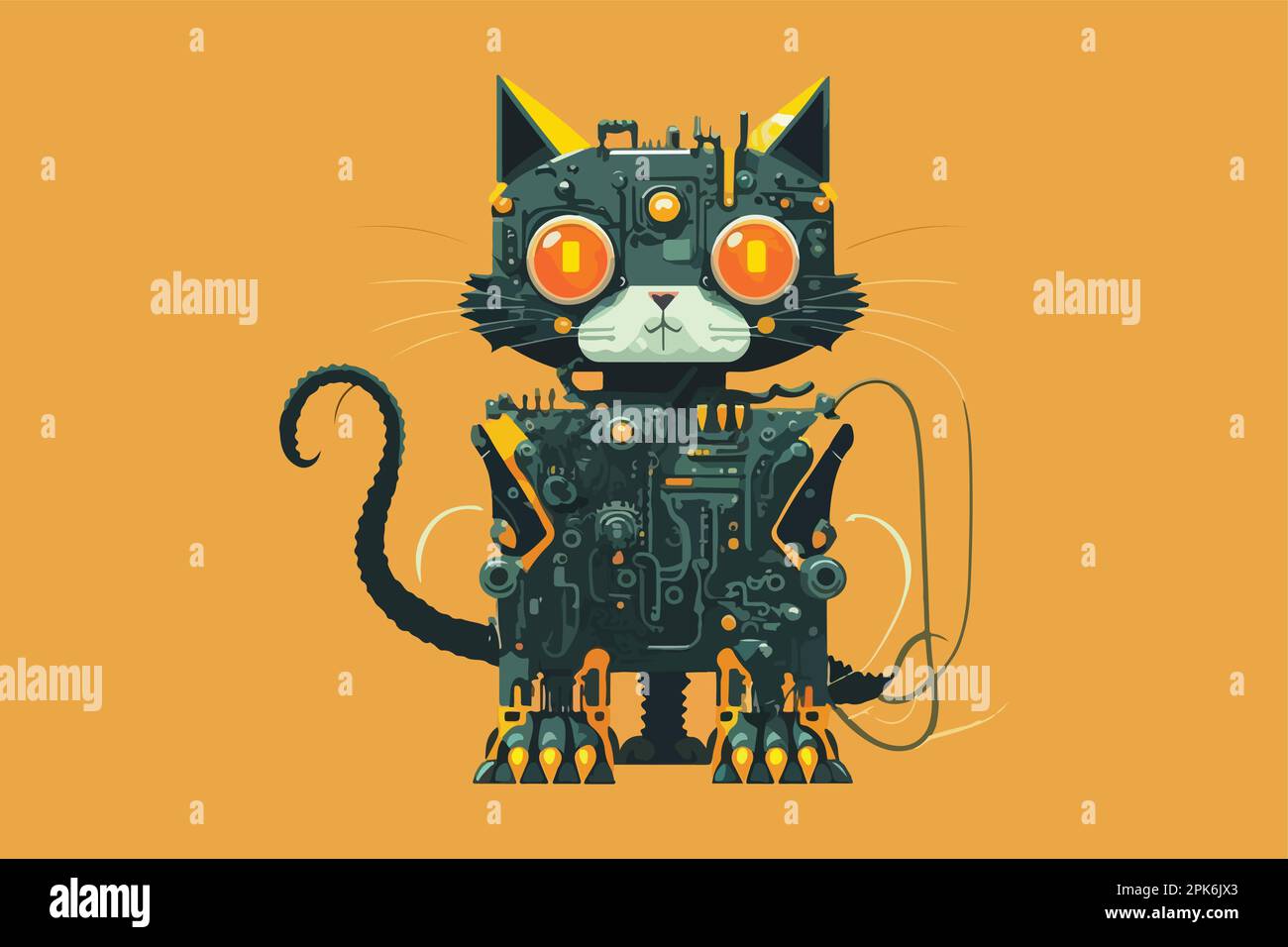Cute anime cat robot hi-res stock photography and images - Alamy