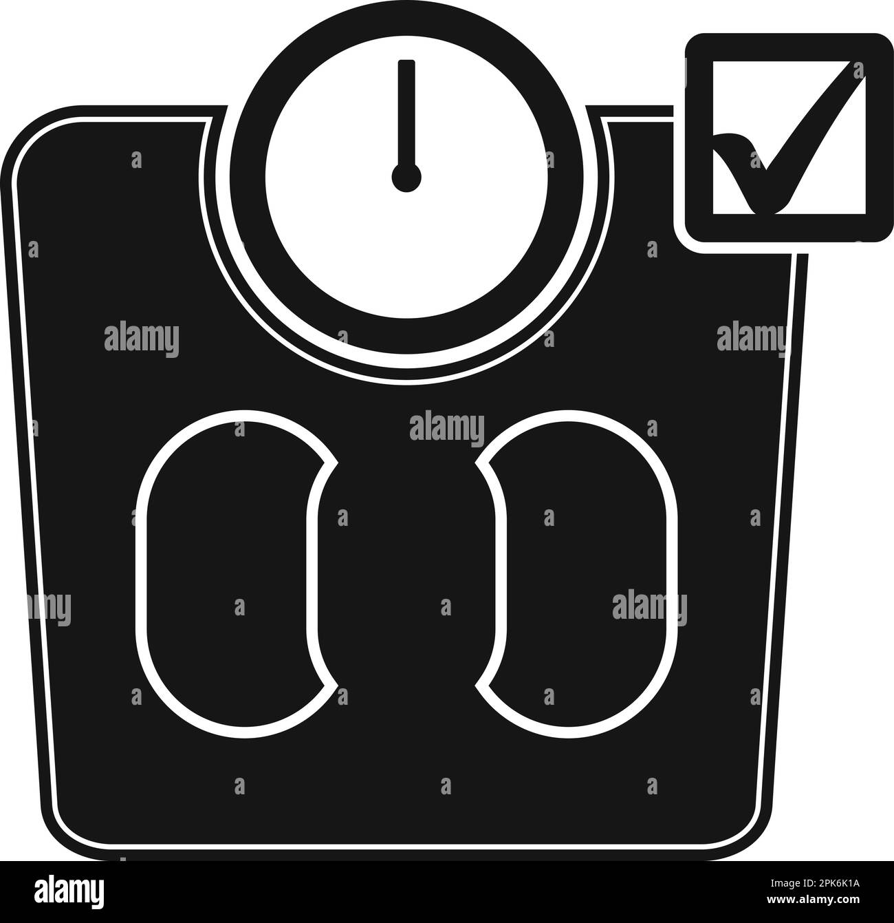 Ideal Weight Icon. Flat style vector EPS Stock Vector Image & Art - Alamy