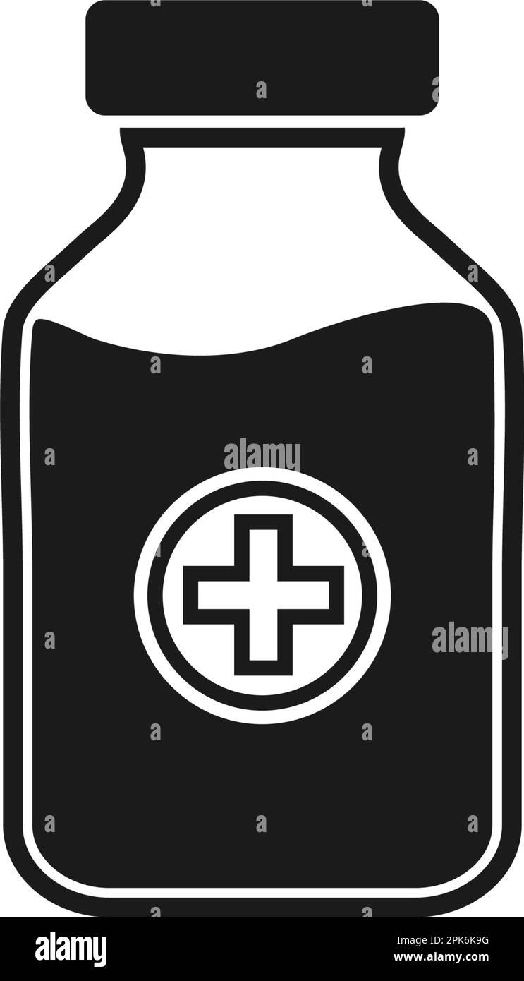 Medical Insulin Vial Icon. Editable Vector EPS Symbol Illustration ...