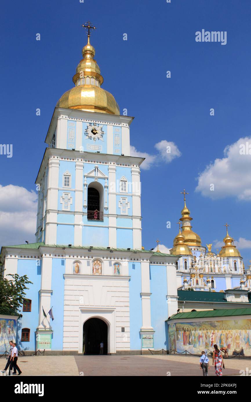 Golden Gate Church, St. Michael's Monastery, St. Michael's Square, Kiev ...