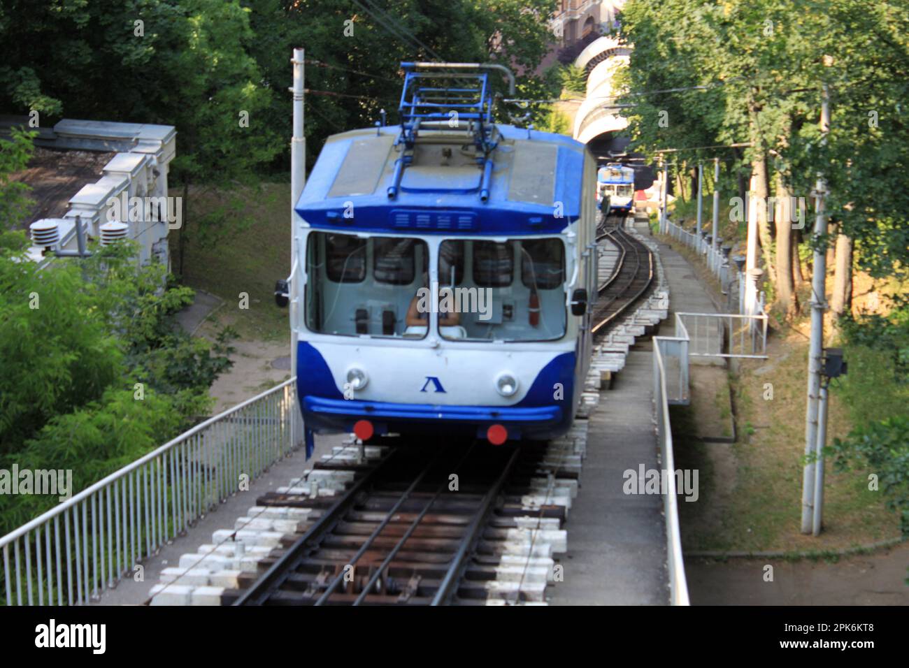 Funicular railway, Kiev, Ukraine Stock Photo - Alamy