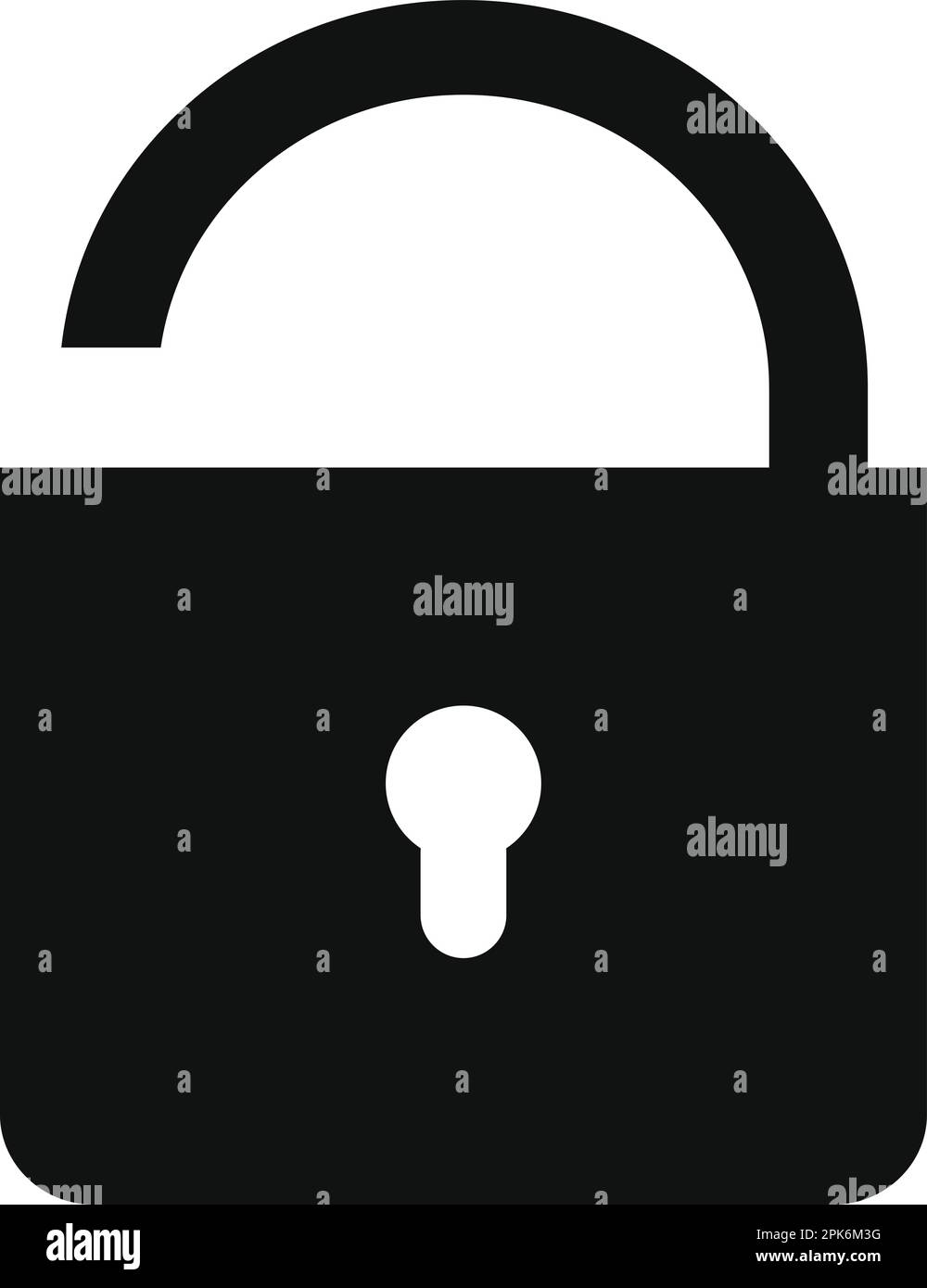 Lock Icon. Flat style vector EPS Stock Vector Image & Art - Alamy