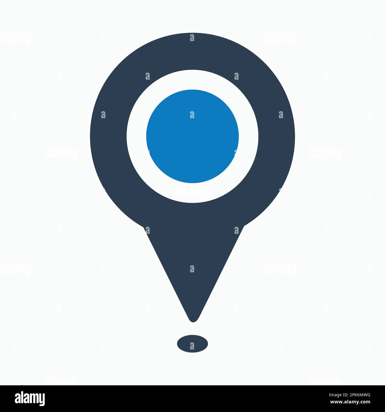 Location Icon. Flat style vector EPS Stock Vector Image & Art - Alamy