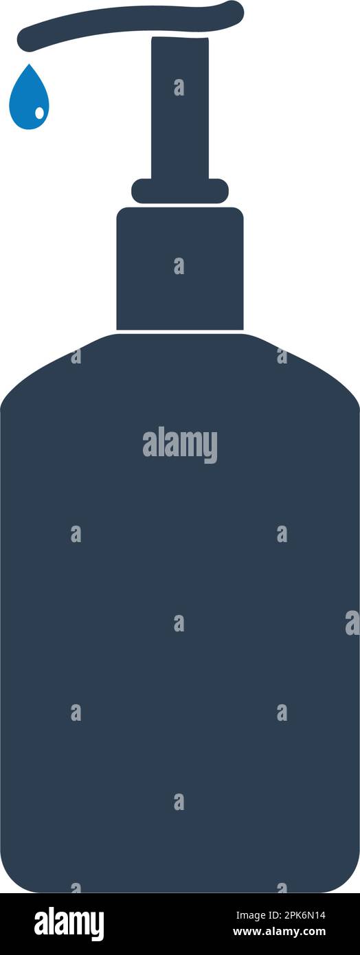 Lotion bottle icon. Editable Vector EPS Symbol Illustration Stock ...