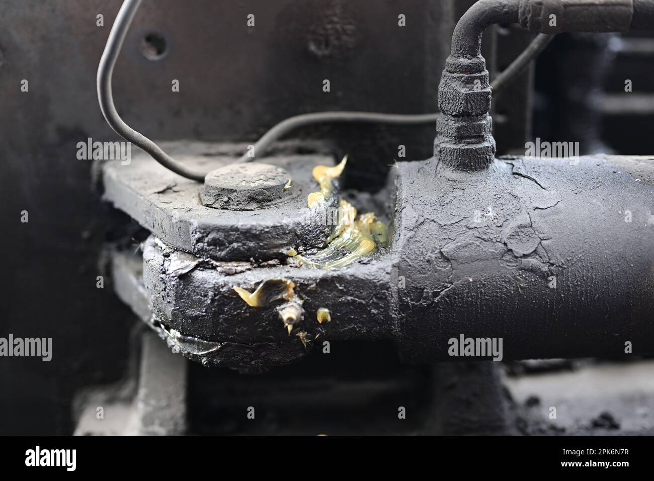 Car oil cement hi-res stock photography and images - Alamy
