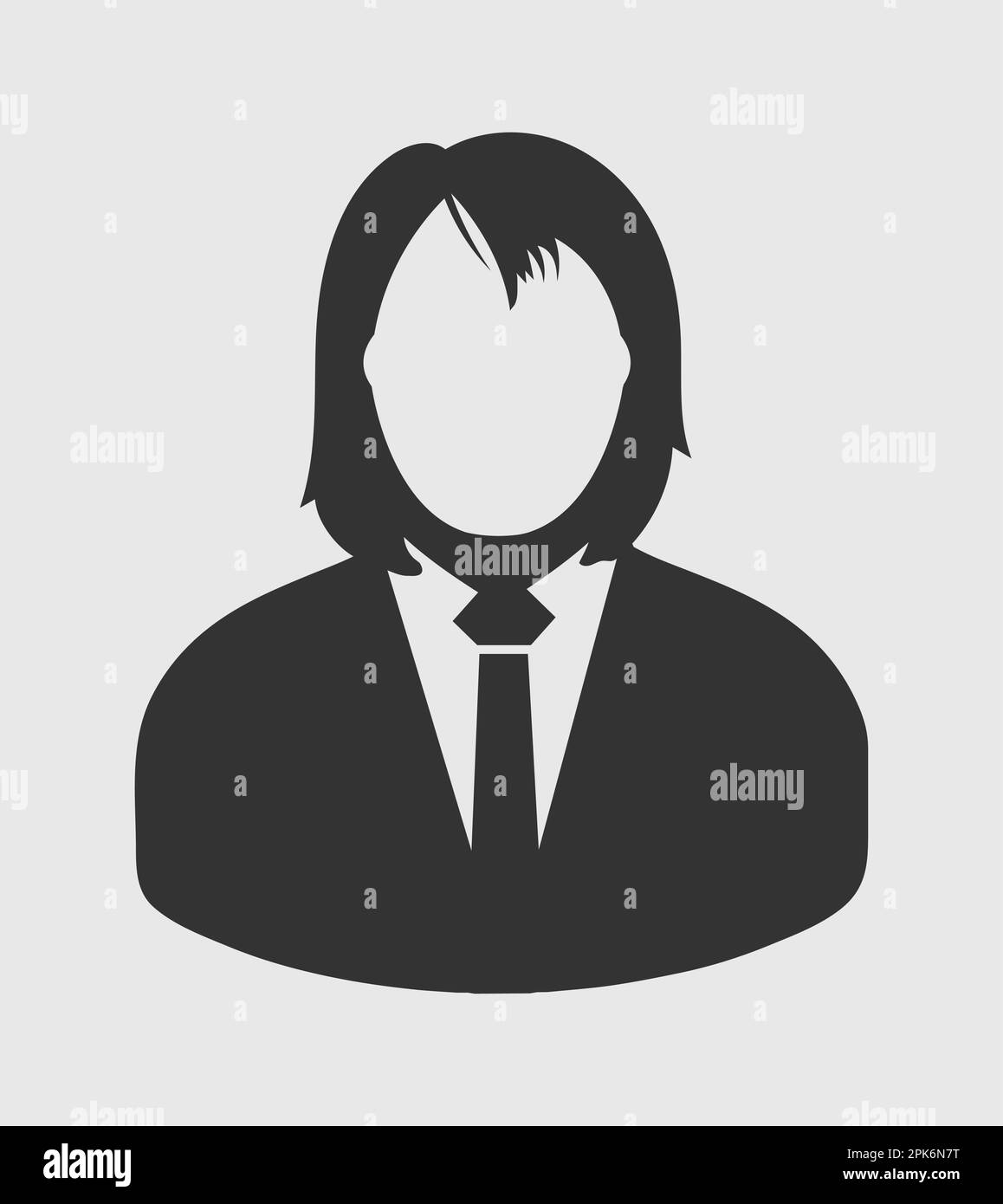 Corporate woman Icon. Flat style vector EPS Stock Vector Image & Art ...