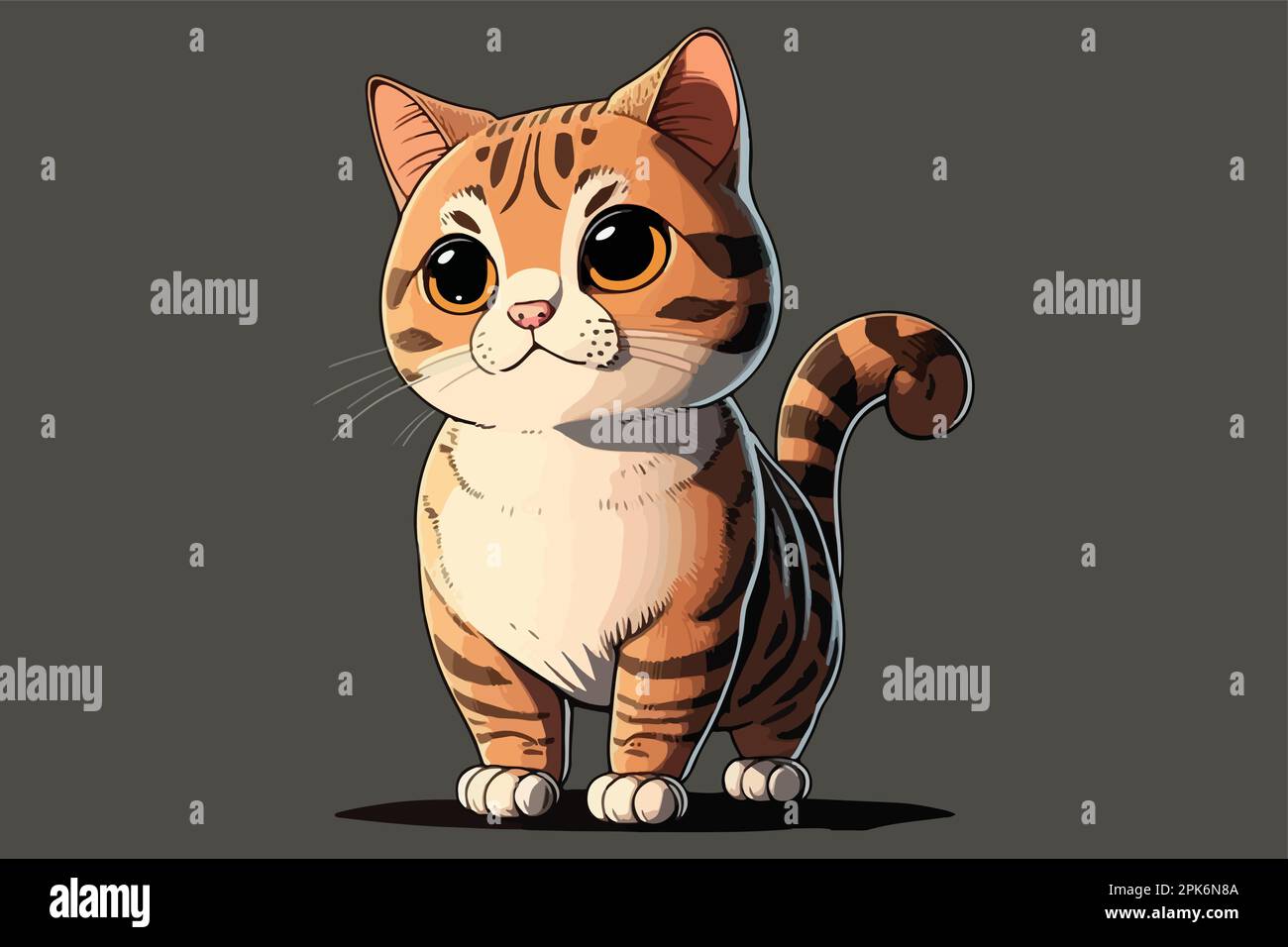 Cartoon cat full body scary hi-res stock photography and images - Alamy