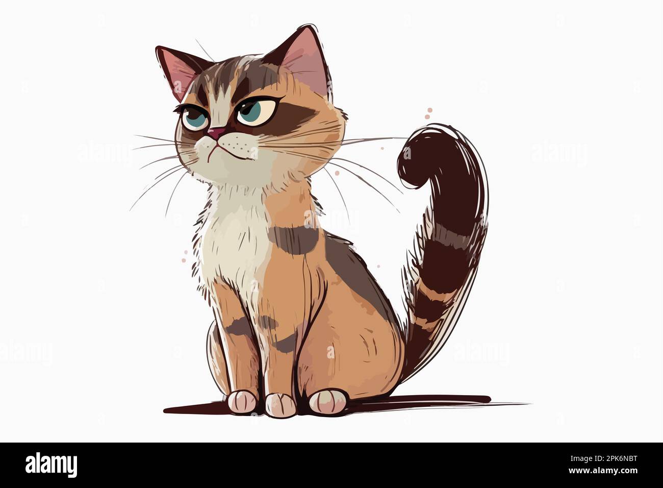 Cartoon cat full body scary hi-res stock photography and images - Alamy