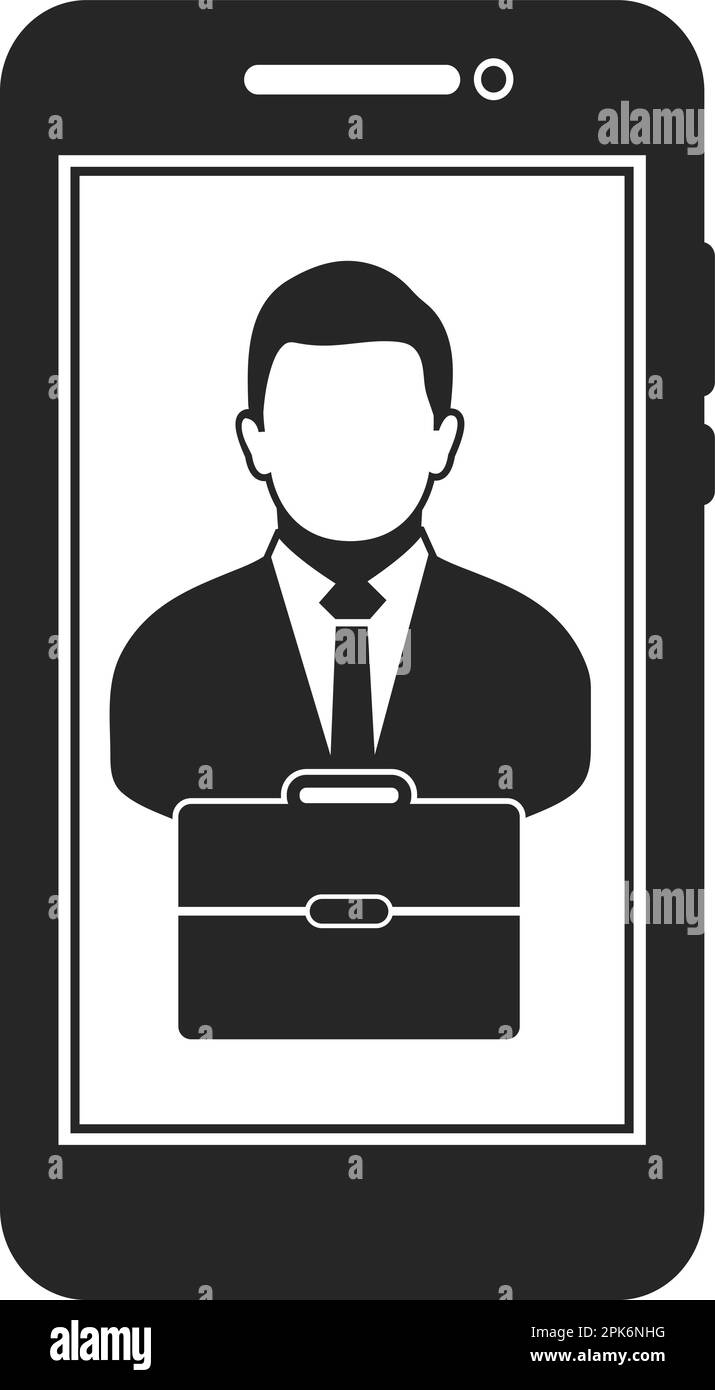 Smart tech line art Black and White Stock Photos & Images - Alamy