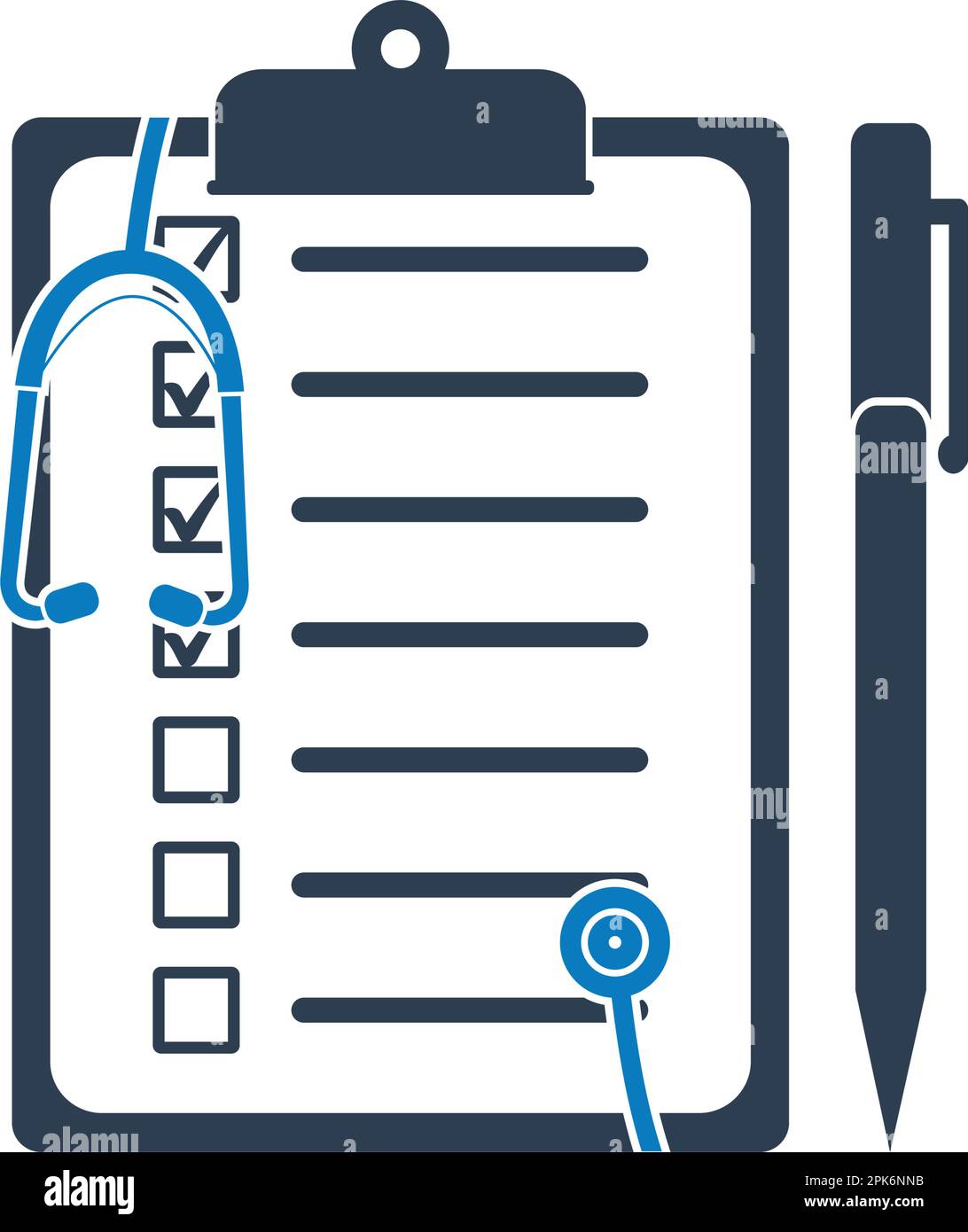 Medical report icon. Flat style vector EPS Stock Vector Image & Art - Alamy