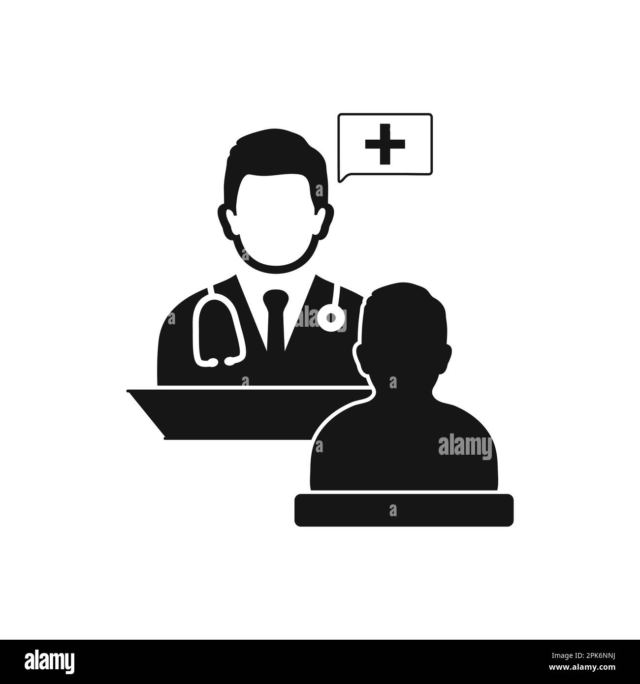Medical Consultant Icon. Editable Vector EPS Symbol Illustration Stock ...