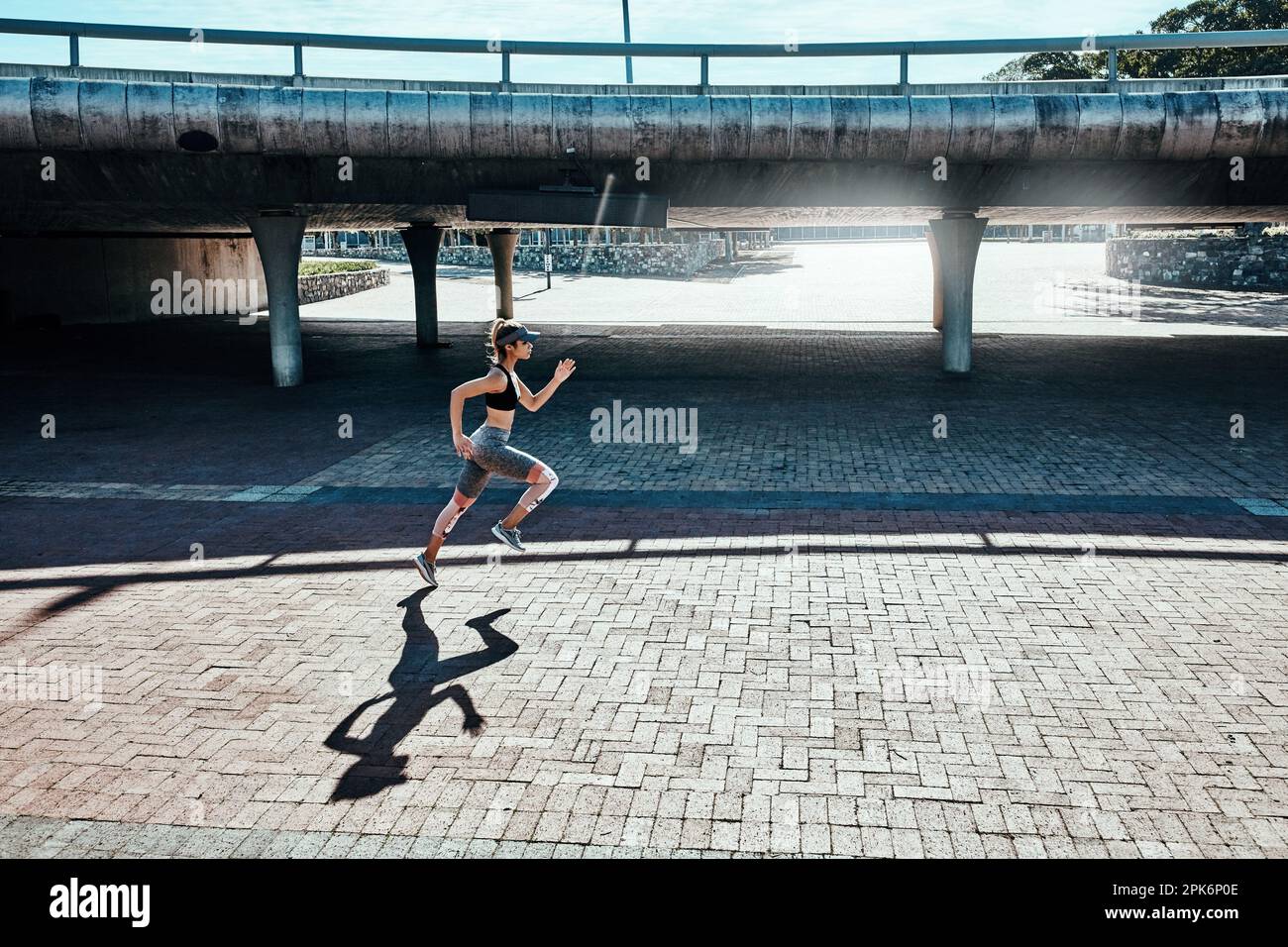 Never stop setting goals. Full length shot of an attractive and ...