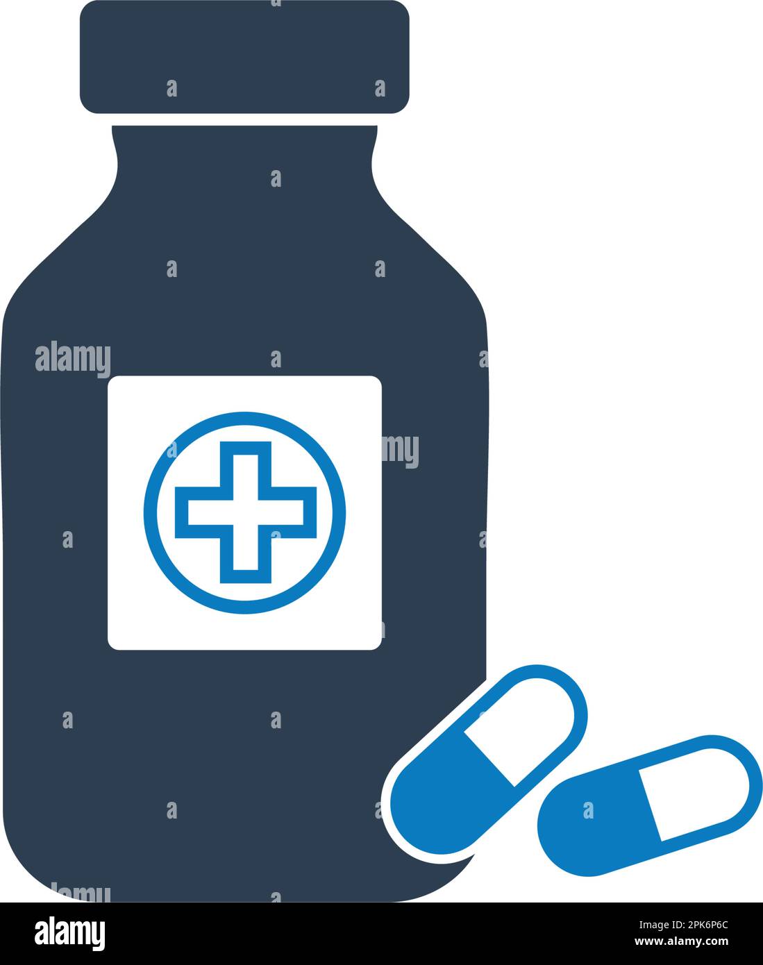 Medical Pill icon. Editable Vector EPS Symbol Illustration Stock Vector ...