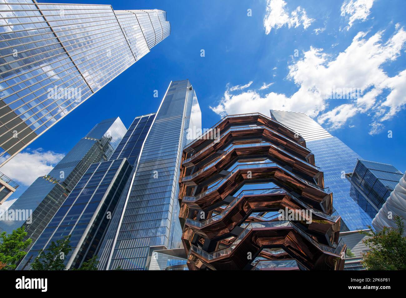 The Vessel, Hudson Yards, The Edge-Gebaeude, Manhattan, New York City ...